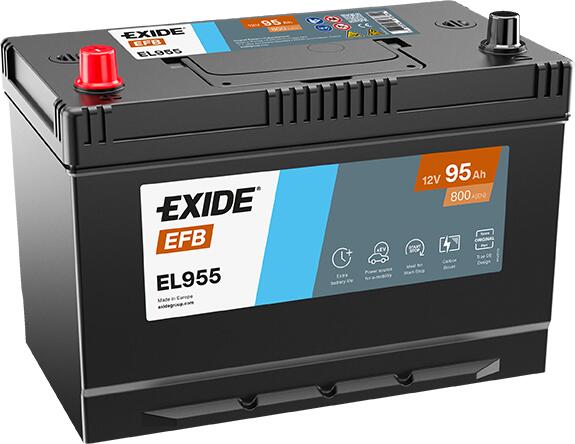 Exide Car Battery EFB EL955