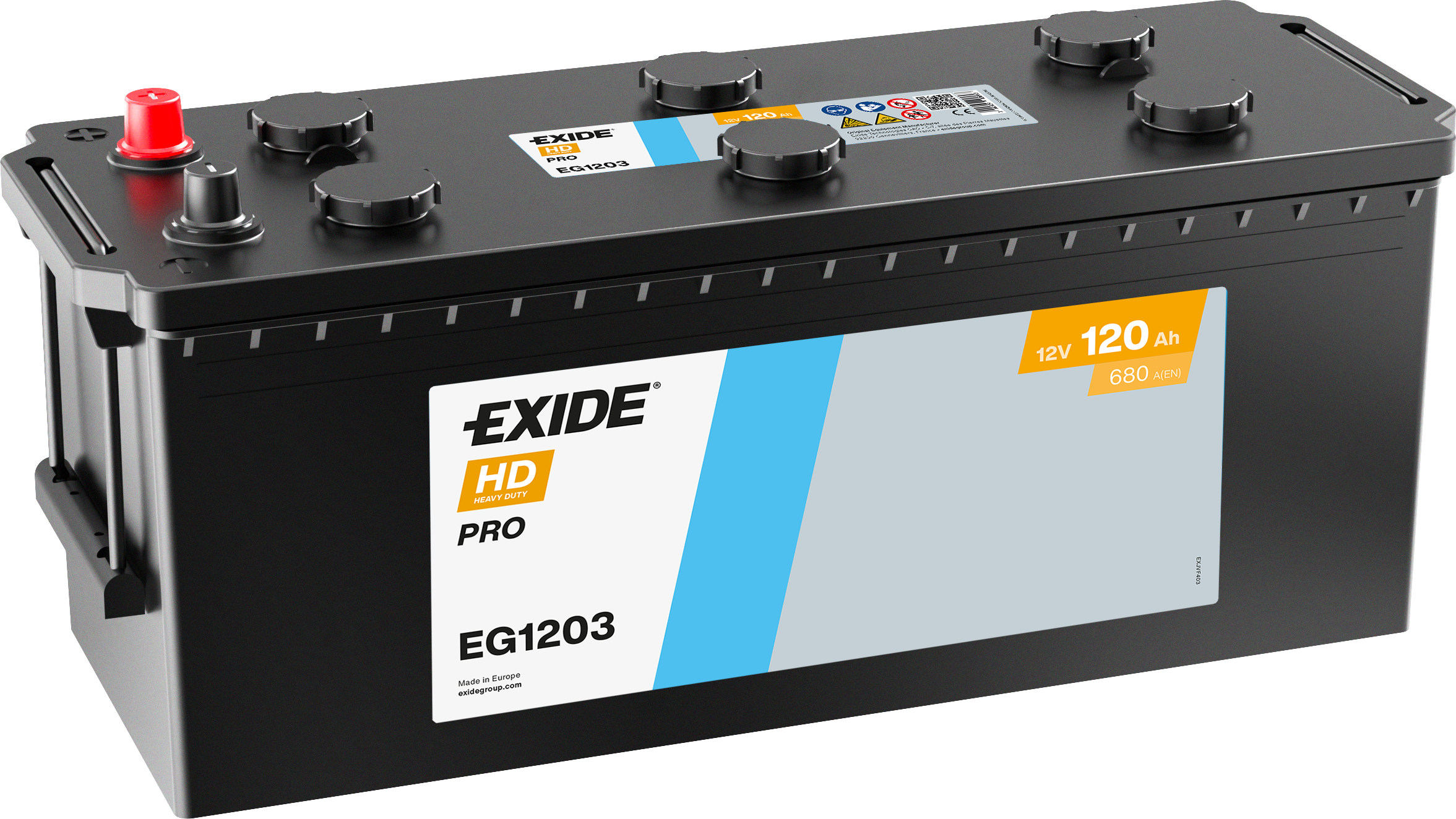 Exide Car Battery StartPRO EG1203 - Car Batteries Cyprus